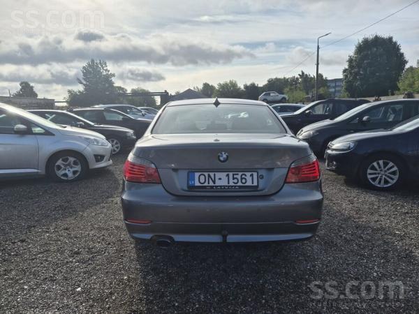 Grey BMW 520 2009 in Daugavpils, with an engine capacity of 2.00 L and mileage of 0 thousand km for 3900 €, photo 6 on AUTOMOTO.COM.LV