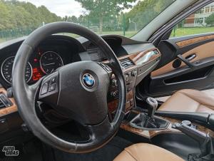Grey BMW 520 2009 in Vilnius, with an engine capacity of 2.00 L and mileage of 214 thousand km for 4700 €, photo 26 on AUTOMOTO.COM.LV