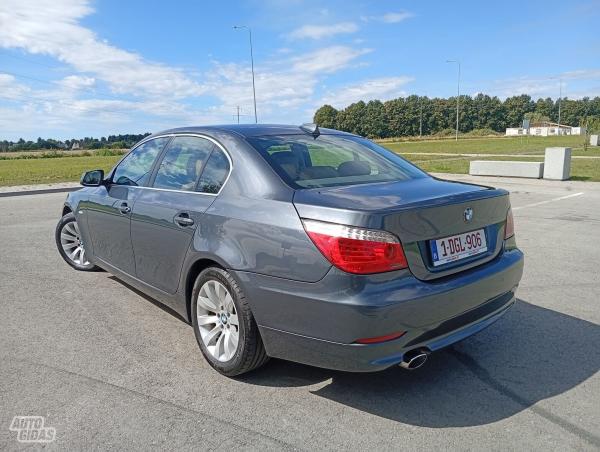 Pelēks BMW 520 2009 Viļņa, ar dzinēja tilpumu 2.00 L un nobraukumu 214 tūkst. km par 4700 €, foto 5 vietnē AUTOMOTO.COM.LV