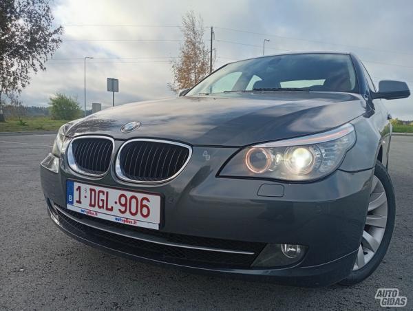Pelēks BMW 520 2009 Viļņa, ar dzinēja tilpumu 2.00 L un nobraukumu 214 tūkst. km par 4700 €, foto 10 vietnē AUTOMOTO.COM.LV