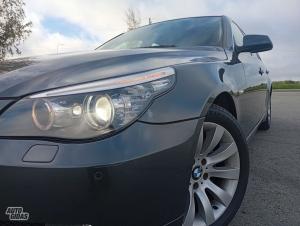 Grey BMW 520 2009 in Vilnius, with an engine capacity of 2.00 L and mileage of 214 thousand km for 4700 €, photo 10 on AUTOMOTO.COM.LV