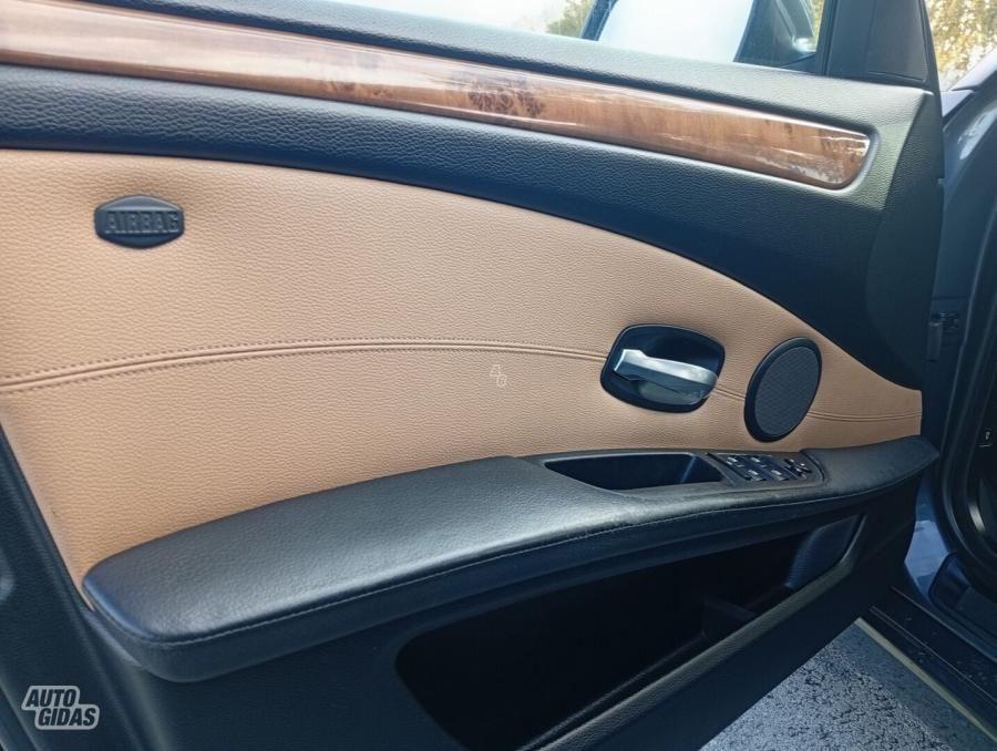 Grey BMW 520 2009 in Vilnius, with an engine capacity of 2.00 L and mileage of 214 thousand km for 4700 €, photo 31 on AUTOMOTO.COM.LV