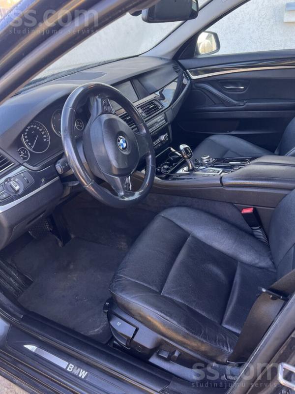 Grey BMW 520 2010 in Jelgava, with an engine capacity of 2.00 L and mileage of 395 thousand km for 6400 €, photo 7 on AUTOMOTO.COM.LV