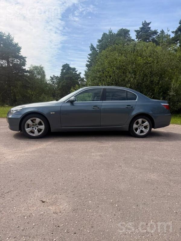 Grey BMW 520 2010 in Ventspils, with an engine capacity of 2.00 L and mileage of 260 thousand km for 5200 €, photo 3 on AUTOMOTO.COM.LV