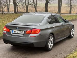 Grey BMW 520 2011 in Vilnius, with an engine capacity of 2.00 L and mileage of 355 thousand km for 7150 €, photo 4 on AUTOMOTO.COM.LV