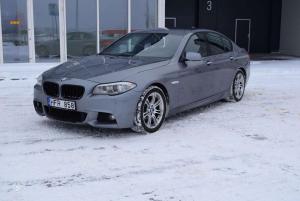 Pelēks BMW 520 2011 Viļņa, ar dzinēja tilpumu 2.00 L un nobraukumu 306 tūkst. km par 10400 €, foto  vietnē AUTOMOTO.COM.LV