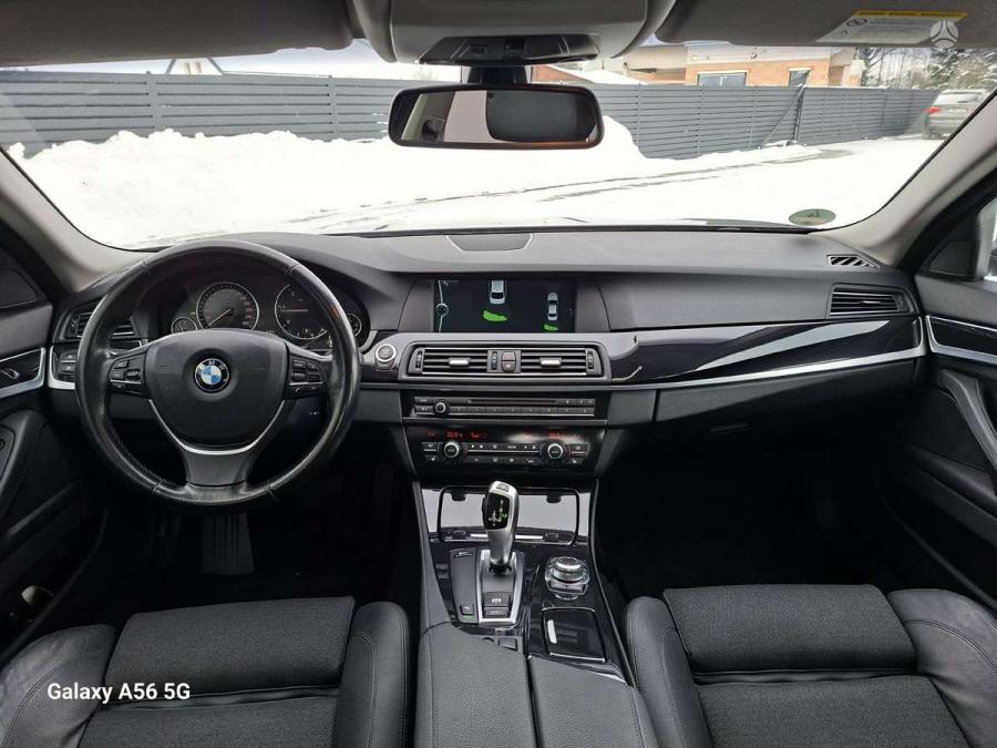 Grey BMW 520 2011 in Kaunas, with an engine capacity of 2.00 L and mileage of 181 thousand km for 10200 €, photo 14 on AUTOMOTO.COM.LV
