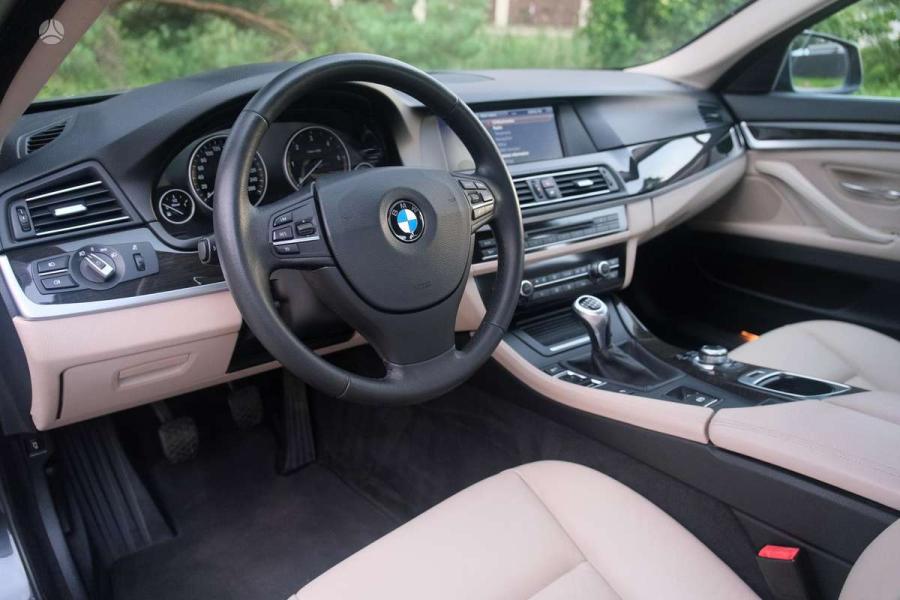 Pelēks BMW 520 2011 Kauņa, ar dzinēja tilpumu 2.00 L un nobraukumu 350 tūkst. km par 7000 €, foto 15 vietnē AUTOMOTO.COM.LV