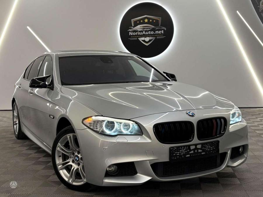 Grey BMW 520 2011 in Marijampole, with an engine capacity of 2.00 L and mileage of 183 thousand km for 9999 €, photo 1 on AUTOMOTO.COM.LV