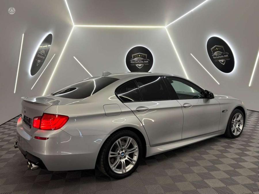 Grey BMW 520 2011 in Marijampole, with an engine capacity of 2.00 L and mileage of 183 thousand km for 9999 €, photo 7 on AUTOMOTO.COM.LV