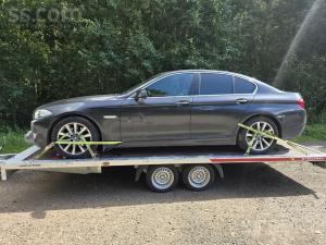 Grey BMW 520 2011 in Riga, with an engine capacity of 2.00 L and mileage of 356 thousand km for 3000 €, photo  on AUTOMOTO.COM.LV