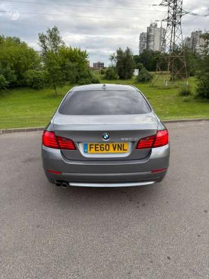 Grey BMW 520 2011 in Vilnius, with an engine capacity of 2.00 L and mileage of 162 thousand km for 2599 €, photo 10 on AUTOMOTO.COM.LV