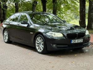Pelēks BMW 520 2011 Bauska, ar dzinēja tilpumu 2.00 L un nobraukumu 457 tūkst. km par 6490 €, foto  vietnē AUTOMOTO.COM.LV