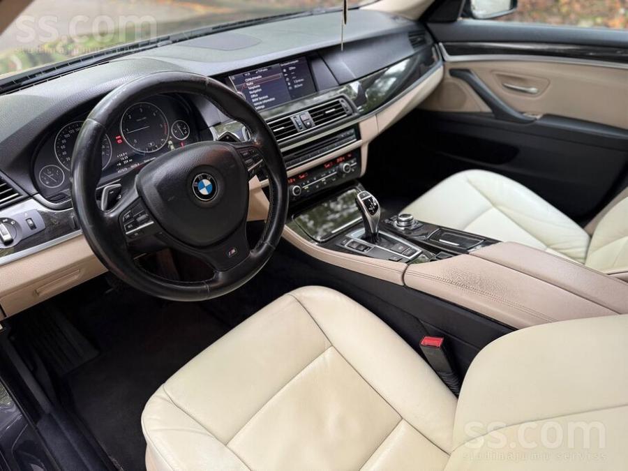 Grey BMW 520 2011 in Bauska, with an engine capacity of 2.00 L and mileage of 457 thousand km for 6490 €, photo 6 on AUTOMOTO.COM.LV