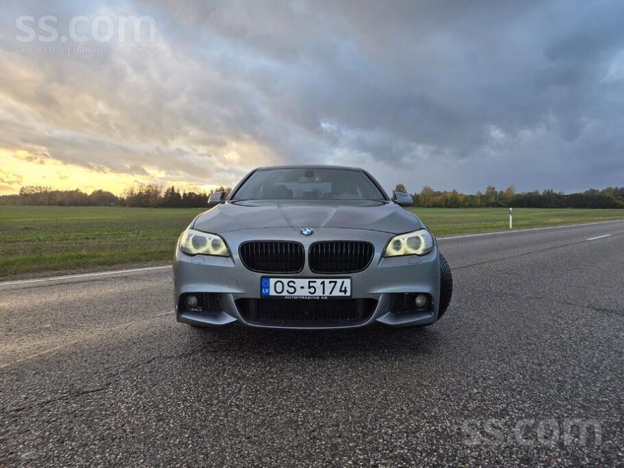 Grey BMW 520 2011 in Talsi, with an engine capacity of 2.00 L and mileage of 280 thousand km for 7290 €, photo 1 on AUTOMOTO.COM.LV
