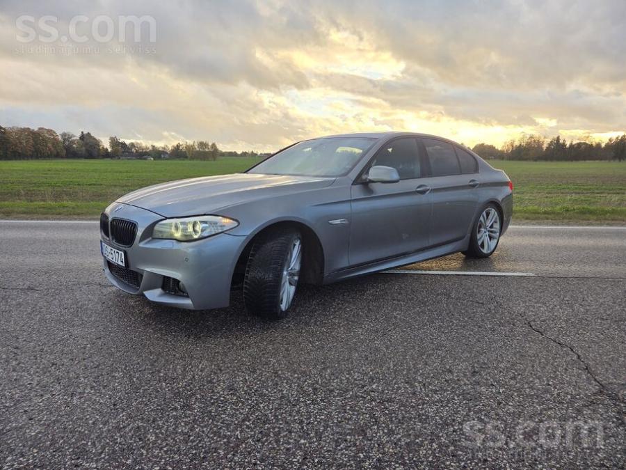 Grey BMW 520 2011 in Talsi, with an engine capacity of 2.00 L and mileage of 280 thousand km for 7290 €, photo 7 on AUTOMOTO.COM.LV