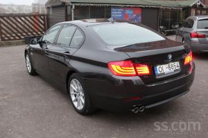 Grey BMW 520 2012 in Liepaja, with an engine capacity of 2.00 L and mileage of 197 thousand km for 8600 €, photo 3 on AUTOMOTO.COM.LV
