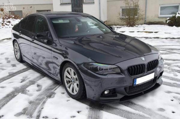 Grey BMW 520 2012 in Vilnius, with an engine capacity of 2.00 L and mileage of 289 thousand km for 11200 €, photo 8 on AUTOMOTO.COM.LV