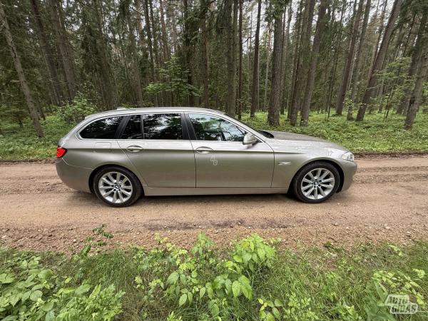 Grey BMW 520 2012 in Kaunas, with an engine capacity of 2.00 L and mileage of 366 thousand km for 8699 €, photo 6 on AUTOMOTO.COM.LV