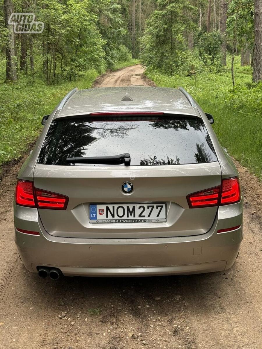 Grey BMW 520 2012 in Kaunas, with an engine capacity of 2.00 L and mileage of 366 thousand km for 8300 €, photo 10 on AUTOMOTO.COM.LV