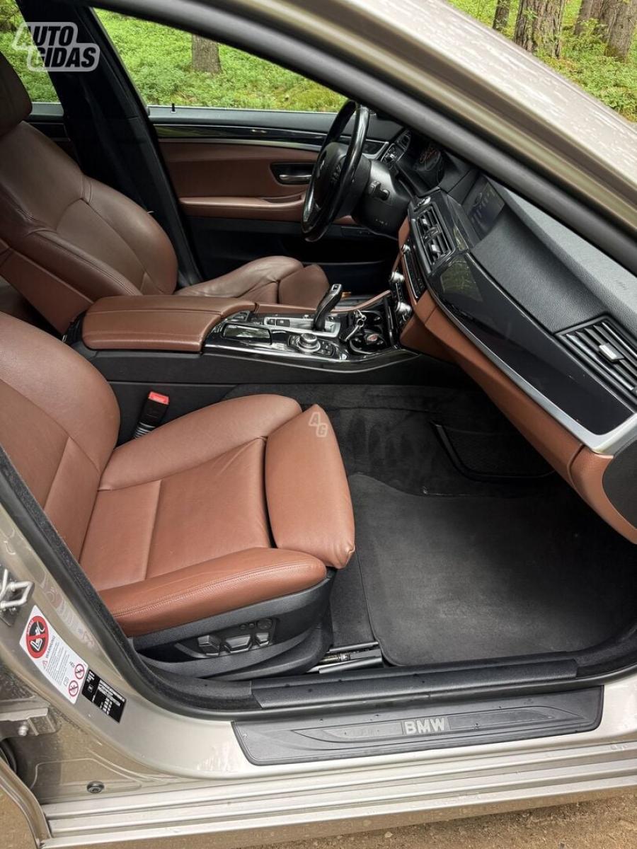 Grey BMW 520 2012 in Kaunas, with an engine capacity of 2.00 L and mileage of 366 thousand km for 8300 €, photo 19 on AUTOMOTO.COM.LV