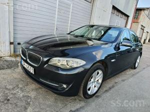 Grey BMW 520 2012 in Riga, with an engine capacity of 2.00 L and mileage of 212 thousand km for 9600 €, photo  on AUTOMOTO.COM.LV
