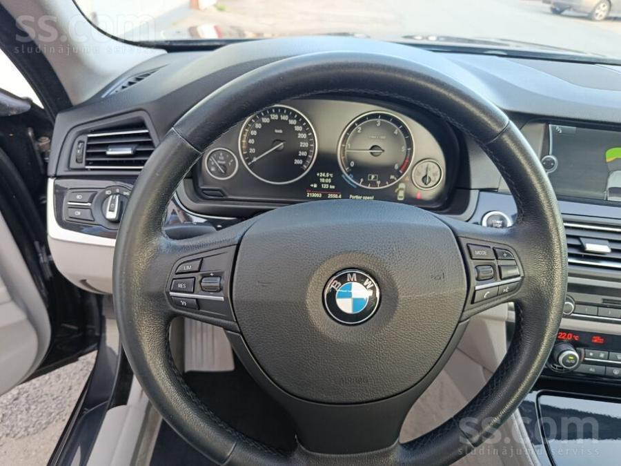 Pelēks BMW 520 2012 Rīga, ar dzinēja tilpumu 2.00 L un nobraukumu 212 tūkst. km par 9600 €, foto 23 vietnē AUTOMOTO.COM.LV