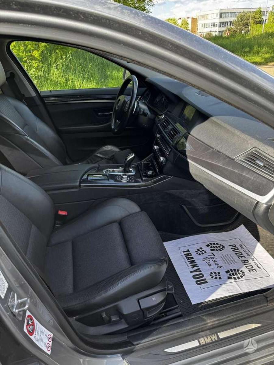 Серый БМВ 520 2012 в Вильнюс, объемом двигателя 2.00 л и пробегом 150 тыс. км за 6699 €, фото 12 на AUTOMOTO.COM.LV