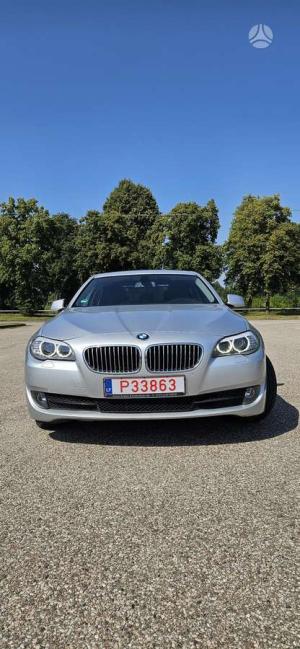 Grey BMW 520 2012 in Vilnius, with an engine capacity of 2.00 L and mileage of 274 thousand km for 8190 €, photo  on AUTOMOTO.COM.LV