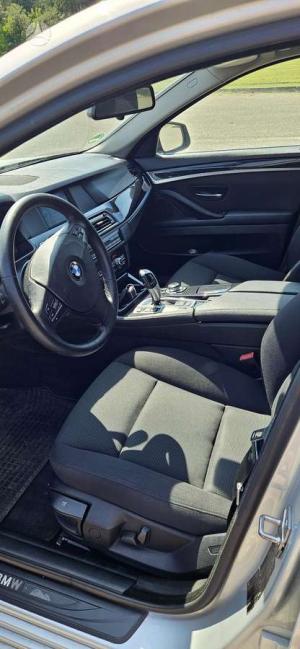Grey BMW 520 2012 in Vilnius, with an engine capacity of 2.00 L and mileage of 274 thousand km for 8190 €, photo 10 on AUTOMOTO.COM.LV