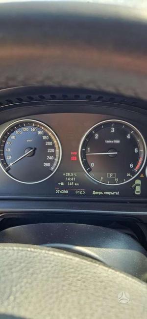 Grey BMW 520 2012 in Vilnius, with an engine capacity of 2.00 L and mileage of 274 thousand km for 8190 €, photo 12 on AUTOMOTO.COM.LV