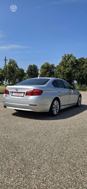 Grey BMW 520 2012 in Vilnius, with an engine capacity of 2.00 L and mileage of 274 thousand km for 8190 €, photo 18 on AUTOMOTO.COM.LV