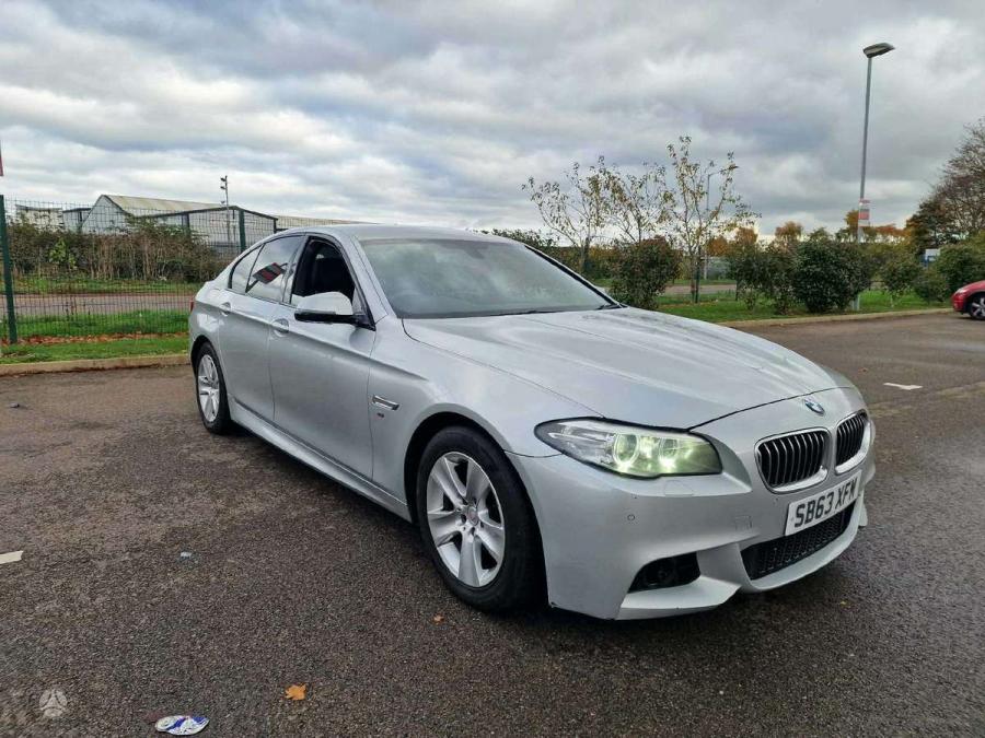 Pelēks BMW 520 2013 Vievis, ar dzinēja tilpumu 2.00 L un nobraukumu 201 tūkst. km par 4300 €, foto 2 vietnē AUTOMOTO.COM.LV