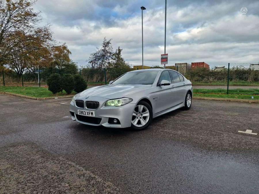 Pelēks BMW 520 2013 Vievis, ar dzinēja tilpumu 2.00 L un nobraukumu 201 tūkst. km par 4300 €, foto 3 vietnē AUTOMOTO.COM.LV