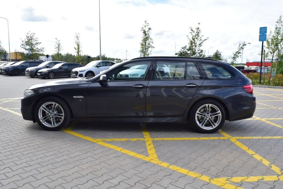 Grey BMW 520 2013 in Vilnius, with an engine capacity of 2.00 L and mileage of 312 thousand km for 10500 €, photo 5 on AUTOMOTO.COM.LV