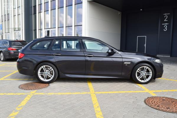 Grey BMW 520 2013 in Vilnius, with an engine capacity of 2.00 L and mileage of 312 thousand km for 10500 €, photo 8 on AUTOMOTO.COM.LV