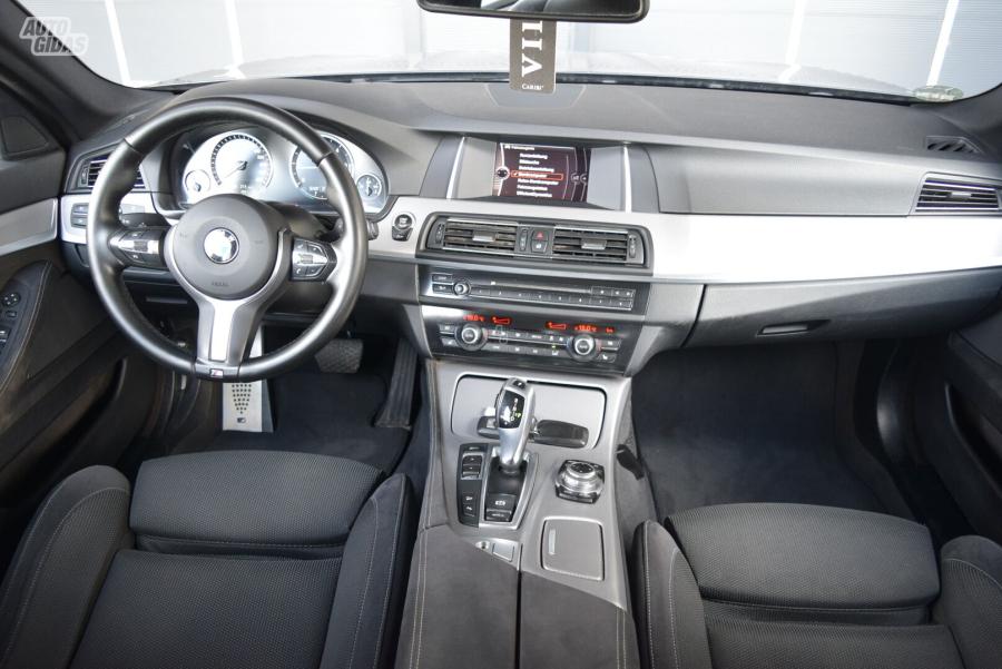 Grey BMW 520 2013 in Vilnius, with an engine capacity of 2.00 L and mileage of 312 thousand km for 10500 €, photo 13 on AUTOMOTO.COM.LV
