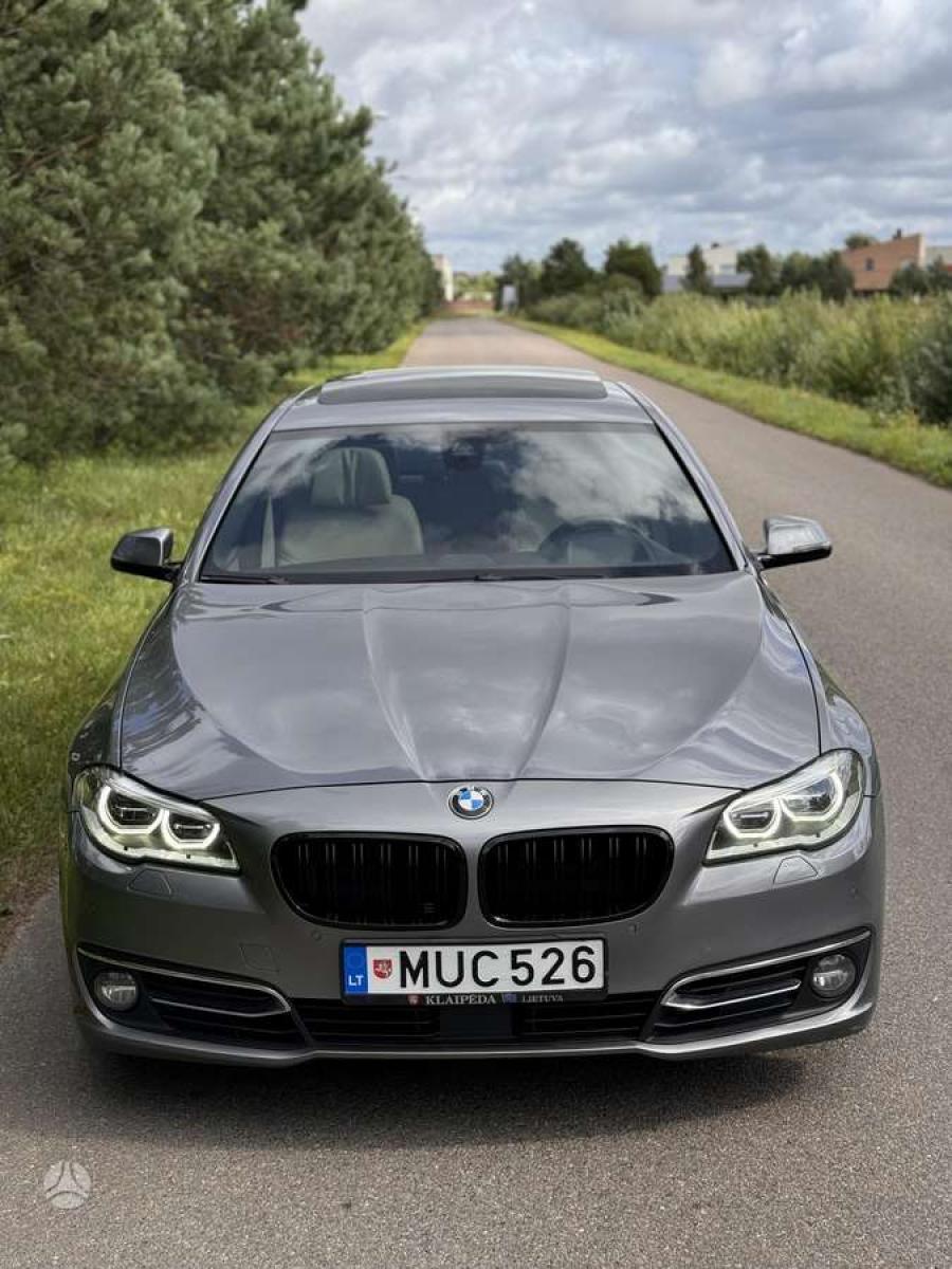 Grey BMW 520 2013 in Klaipeda, with an engine capacity of 2.00 L and mileage of 368 thousand km for 10200 €, photo 3 on AUTOMOTO.COM.LV