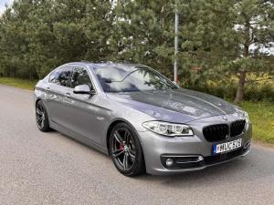 Grey BMW 520 2013 in Klaipeda, with an engine capacity of 2.00 L and mileage of 368 thousand km for 10200 €, photo 16 on AUTOMOTO.COM.LV