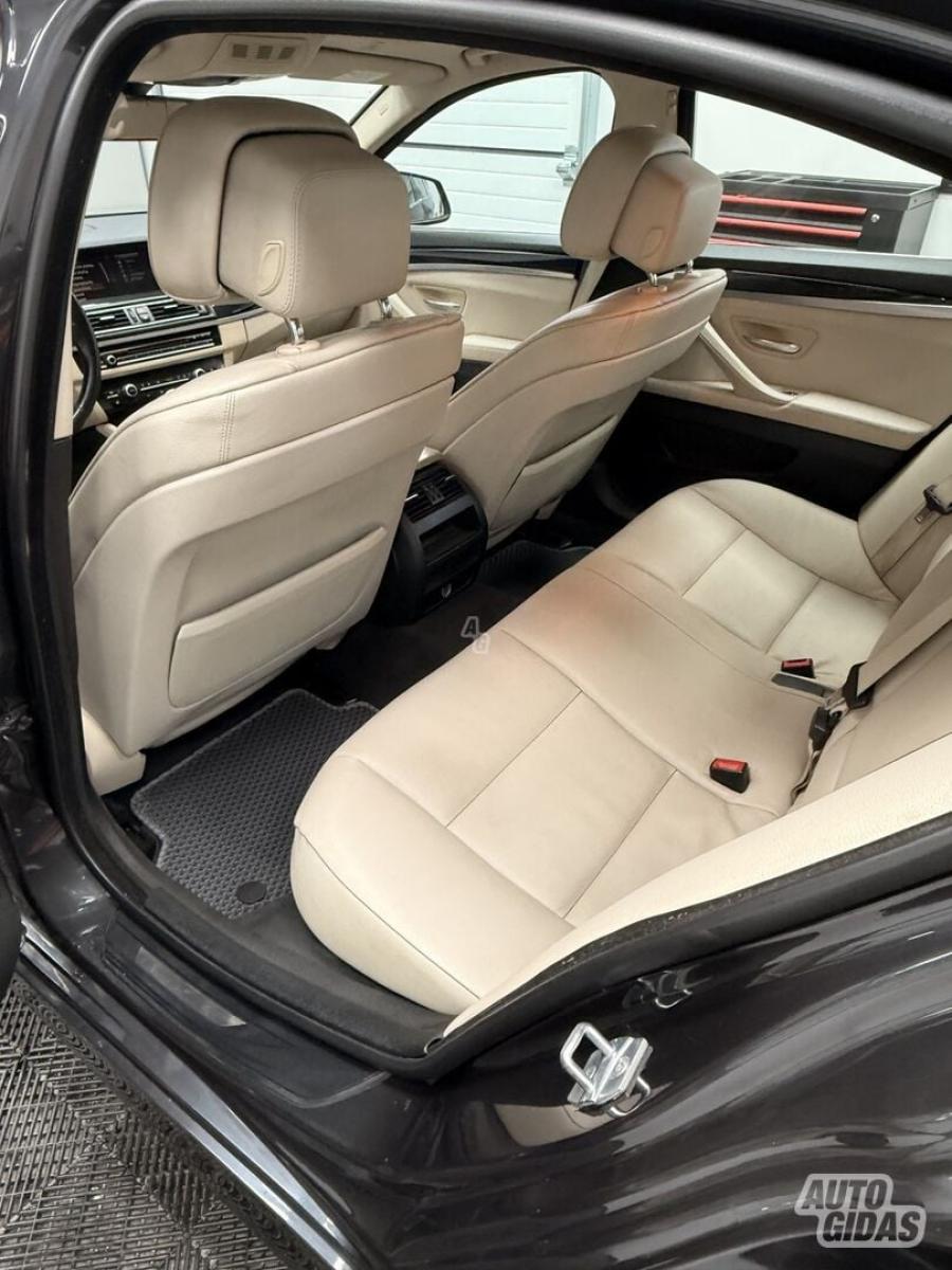 Pelēks BMW 520 2013 Klaipėda, ar dzinēja tilpumu 2.00 L un nobraukumu 314 tūkst. km par 6350 €, foto 14 vietnē AUTOMOTO.COM.LV