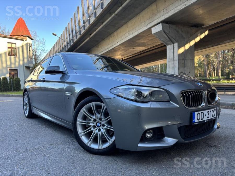 Grey BMW 520 2014 in Riga, with an engine capacity of 2.00 L and mileage of 0 thousand km for 13500 €, photo 2 on AUTOMOTO.COM.LV