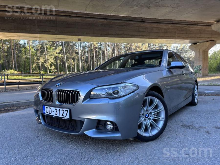 Grey BMW 520 2014 in Riga, with an engine capacity of 2.00 L and mileage of 0 thousand km for 13500 €, photo 4 on AUTOMOTO.COM.LV