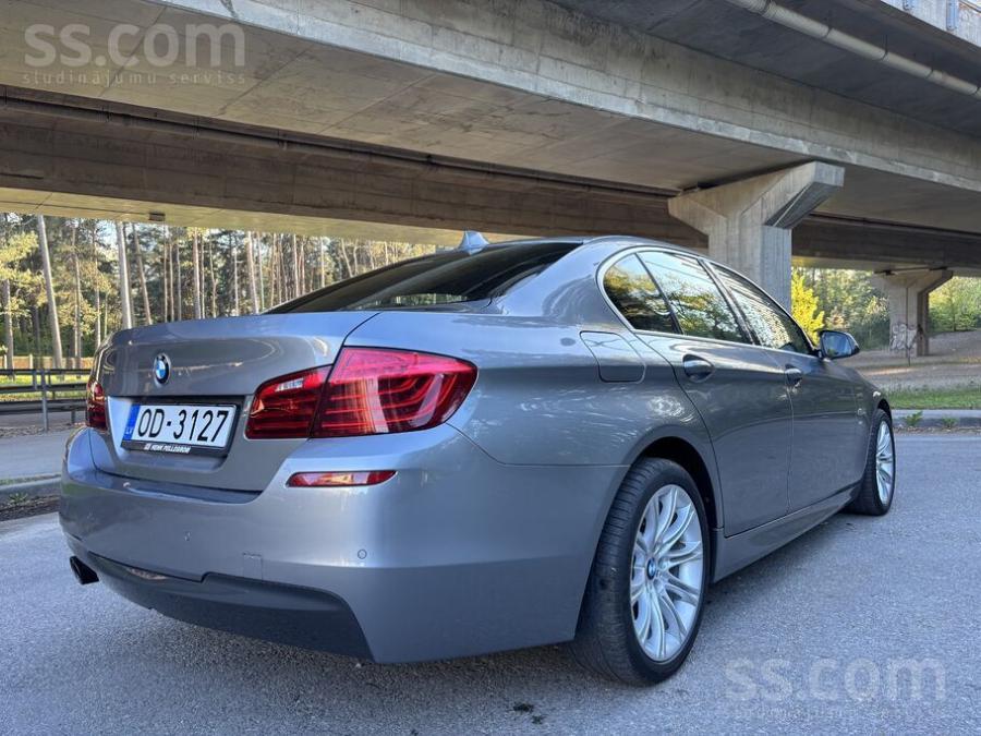 Grey BMW 520 2014 in Riga, with an engine capacity of 2.00 L and mileage of 0 thousand km for 13500 €, photo 6 on AUTOMOTO.COM.LV