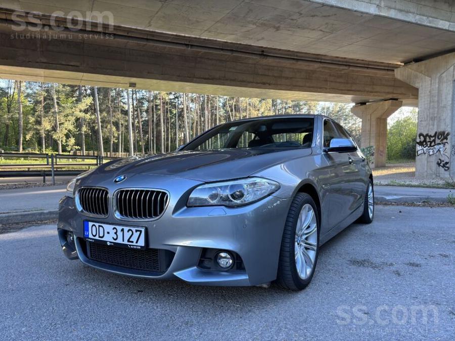 Grey BMW 520 2014 in Riga, with an engine capacity of 2.00 L and mileage of 0 thousand km for 13500 €, photo 8 on AUTOMOTO.COM.LV