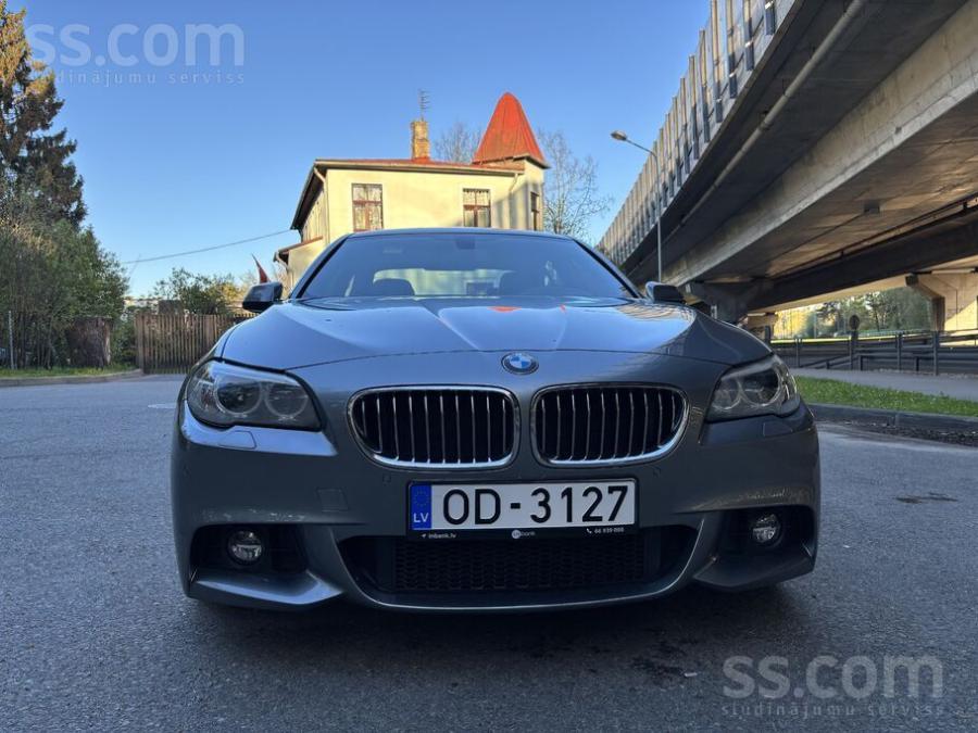 Grey BMW 520 2014 in Riga, with an engine capacity of 2.00 L and mileage of 0 thousand km for 13500 €, photo 9 on AUTOMOTO.COM.LV