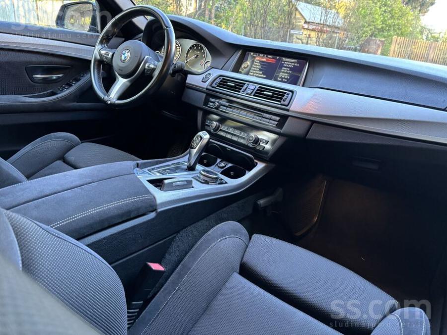 Grey BMW 520 2014 in Riga, with an engine capacity of 2.00 L and mileage of 0 thousand km for 13500 €, photo 16 on AUTOMOTO.COM.LV