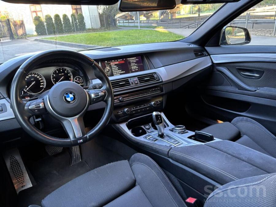 Grey BMW 520 2014 in Riga, with an engine capacity of 2.00 L and mileage of 0 thousand km for 13500 €, photo 17 on AUTOMOTO.COM.LV