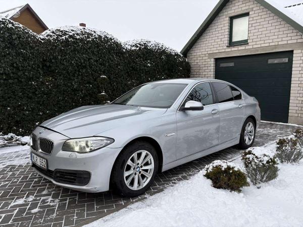 Grey BMW 520 2014 in Raseiniai, with an engine capacity of 2.00 L and mileage of 314 thousand km for 4500 €, photo 1 on AUTOMOTO.COM.LV