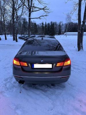 Grey BMW 520 2014 in Kaunas, with an engine capacity of 2.00 L and mileage of 198 thousand km for 15500 €, photo 5 on AUTOMOTO.COM.LV