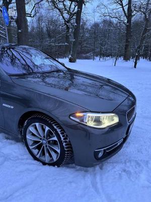 Grey BMW 520 2014 in Kaunas, with an engine capacity of 2.00 L and mileage of 198 thousand km for 15500 €, photo 8 on AUTOMOTO.COM.LV